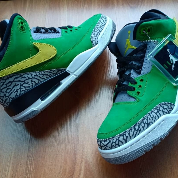Shoes | Authentic Jordan 3 Oregon Ducks Tinker | Poshmark